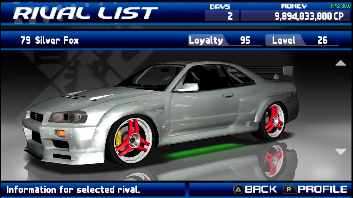 Silver Fox (Street Supremacy) | Tokyo Xtreme Racer Wiki | Fandom