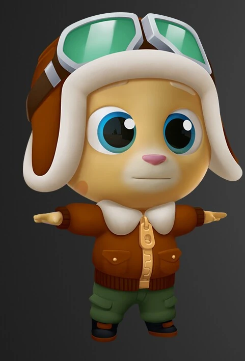 Pilot Ginger | Talking Tom Blast Park Fanon Wiki | Fandom