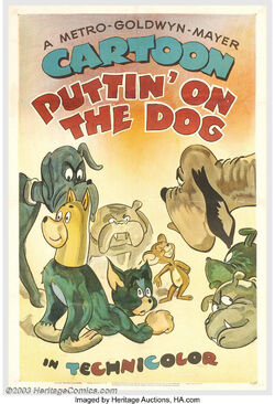 Tom And Jerry In The Dog House Poster
