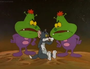 Noise-sensitive Aliens | Tom and Jerry Wiki | Fandom