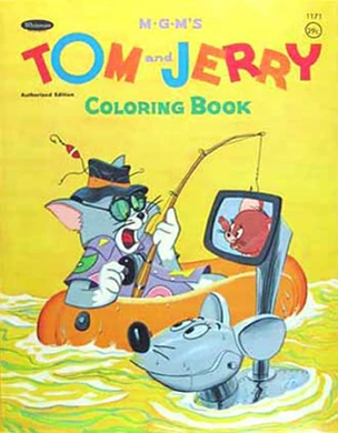 tom and jerry coloring book