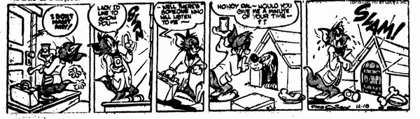 December 1951 comic strips | Tom and Jerry Wiki | Fandom