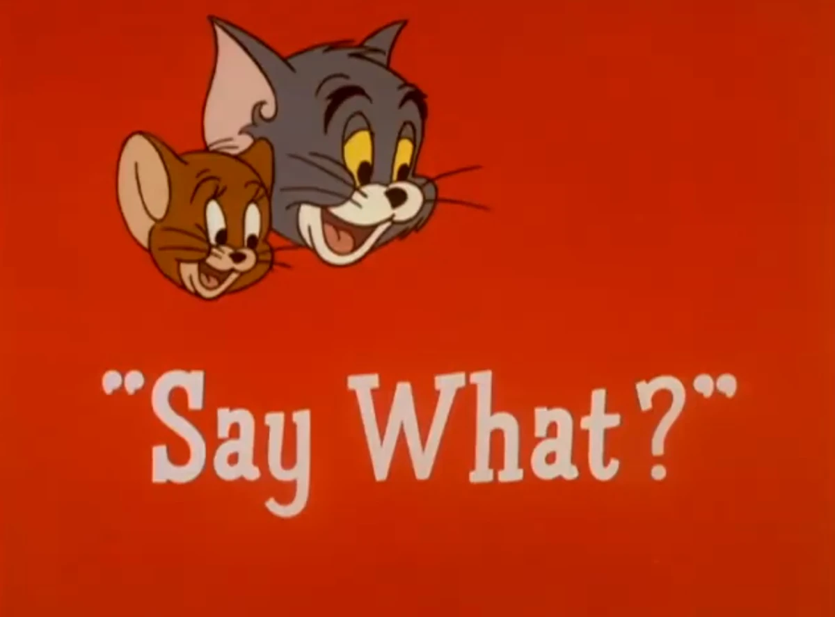 Say What? | Tom and Jerry Wiki | Fandom