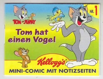 Kellogg's Tom und Jerry 01 - Mini Comic Mit Notizseiten | Tom and Jerry ...