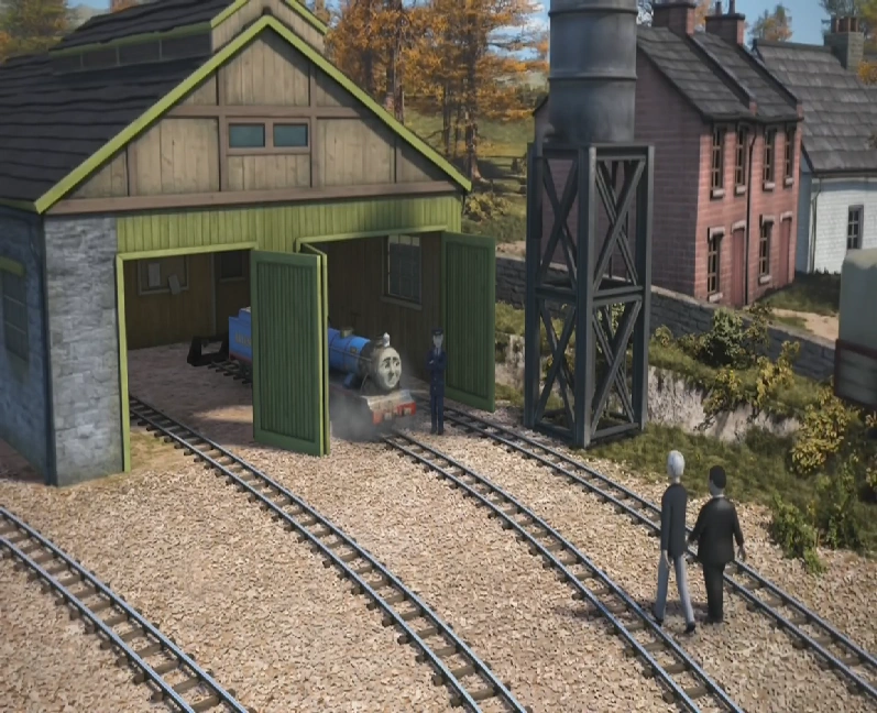 Hangar w Arlesburgh Bridge | Wiki Tomek i Przyjaciele | Fandom