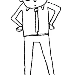 tom gates coloring pages