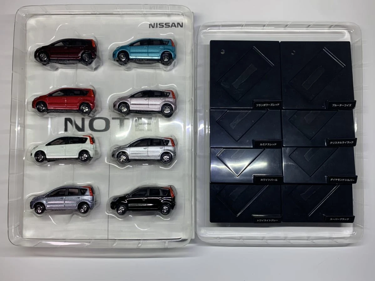 Nissan Note Color Sample Set | Tomica Wiki | Fandom
