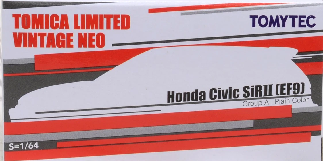 TLV-N Honda Civic SiRII (EF9) Group A Plain Color (White) | Tomica Wiki | Fandom