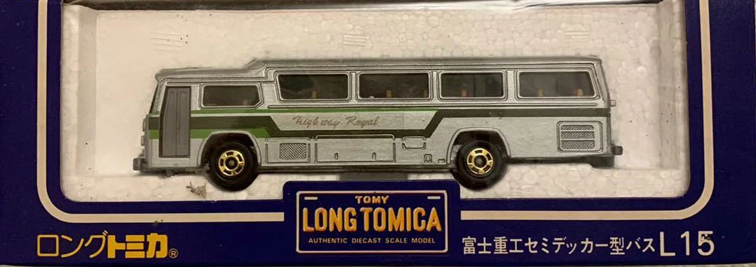 Long Tomica L15- Fuji Heavy Industries Semi Decker Type Bus | Tomica ...