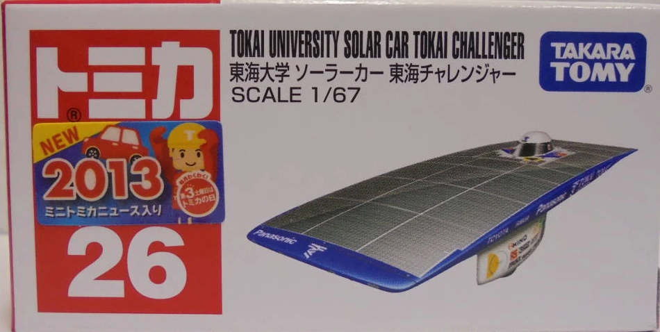 No. 26 Tokai University Solar Car Tokai Challenger | Tomica Wiki | Fandom