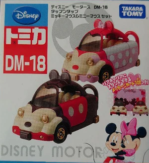 DM18 Tap'n'tap Mickey Mouse and Minnie Mouse Set | Tomica Wiki | Fandom