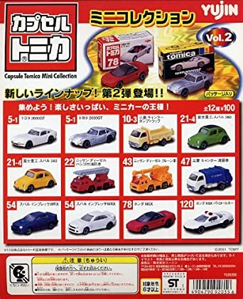 Capsule Tomica Mini Collection Vol. 2 | Tomica Wiki | Fandom