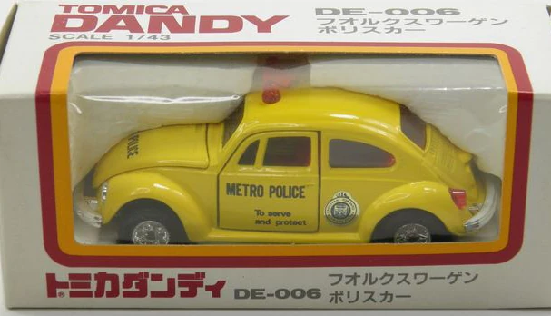 Tomica Dandy DE-006 Volkswagen Police Car | Tomica Wiki | Fandom