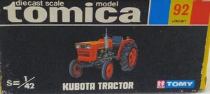No. 92 Kubota Tractor | Tomica Wiki | Fandom
