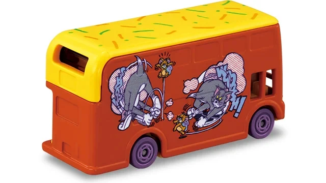 Dream Tomica SP Tom and Jerry Wrapping Bus (Orange) | Tomica Wiki | Fandom