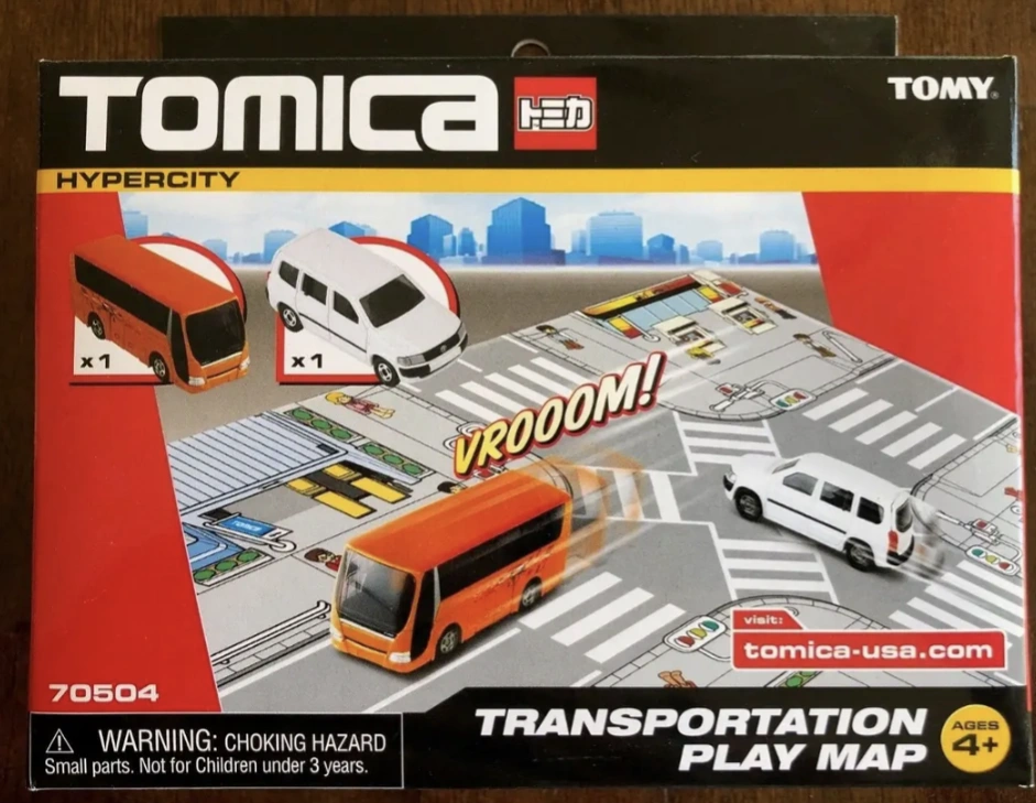 97-5-17 TOMICA HYPERCITY 70504 TRANSPORTATION PLAY MAP TOYOTA Probox ...