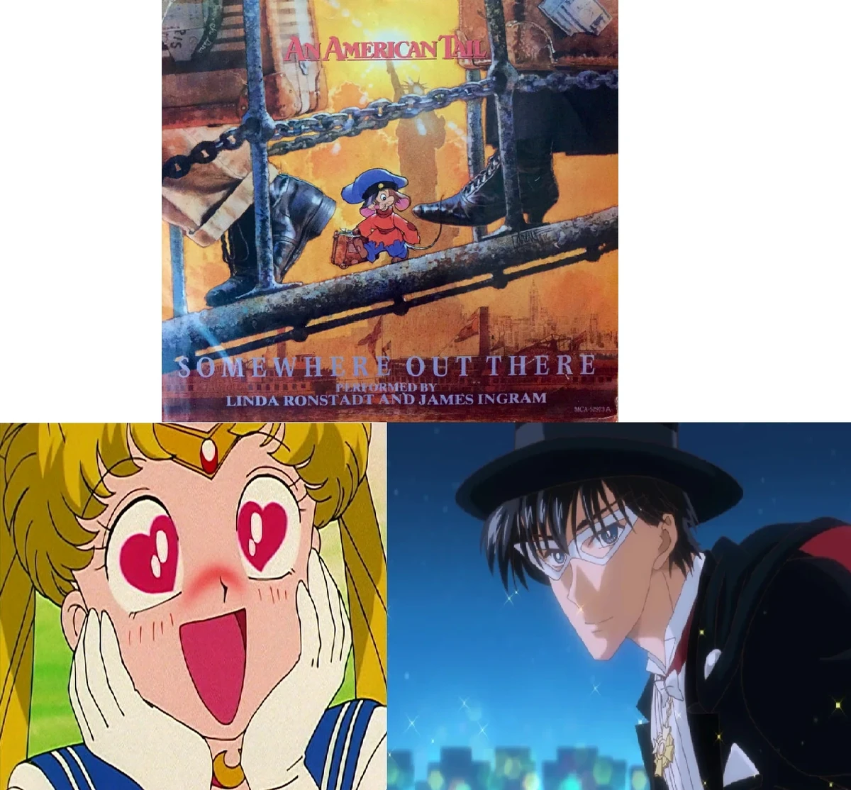 Sailor Moon and Tuxedo Mask Sing to Somewhere Out There | Tomodachi ...