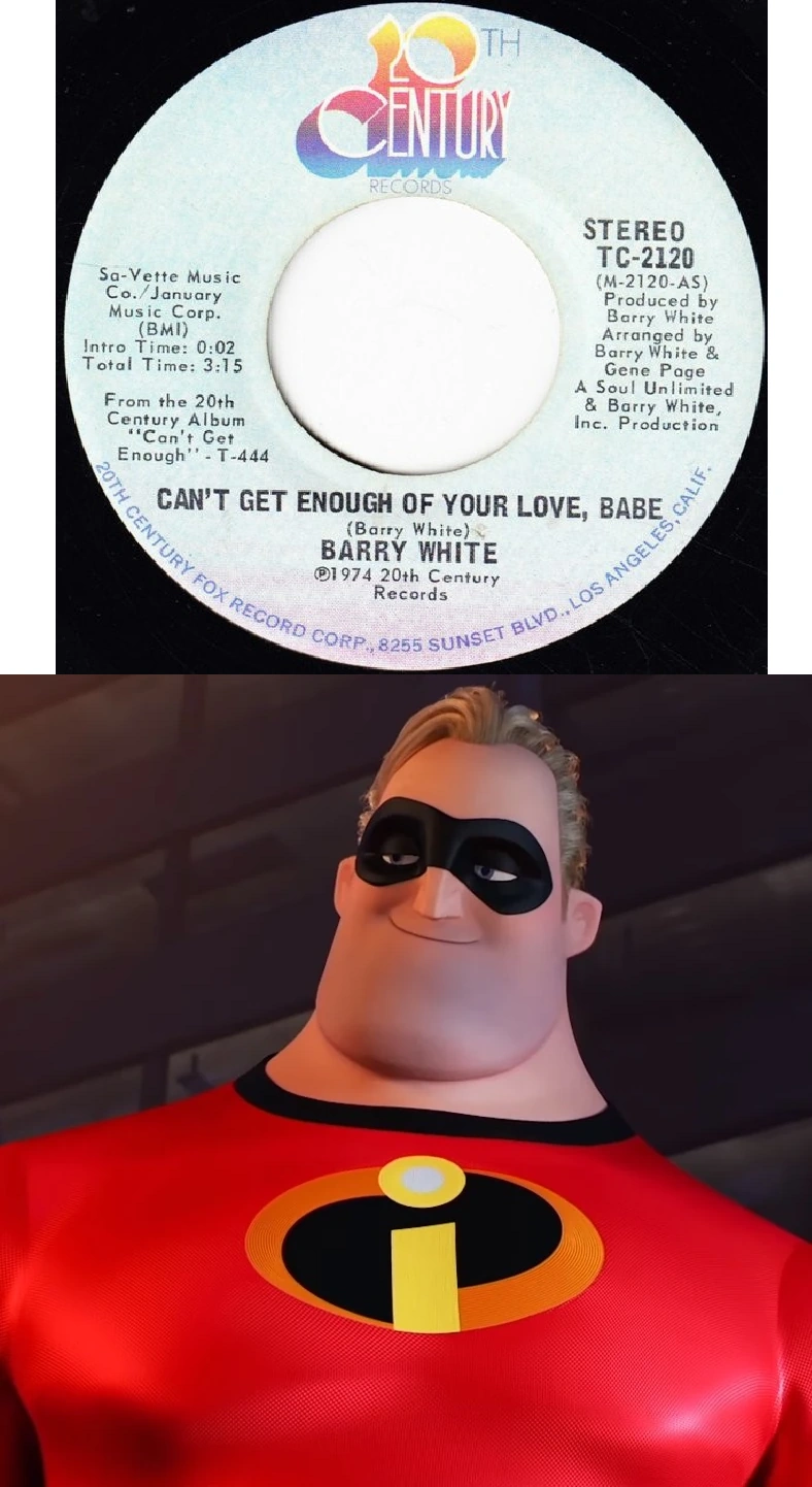 Mr. Incredible Sings to Can't Get Enough of Your Love, Babe | Tomodachi ...