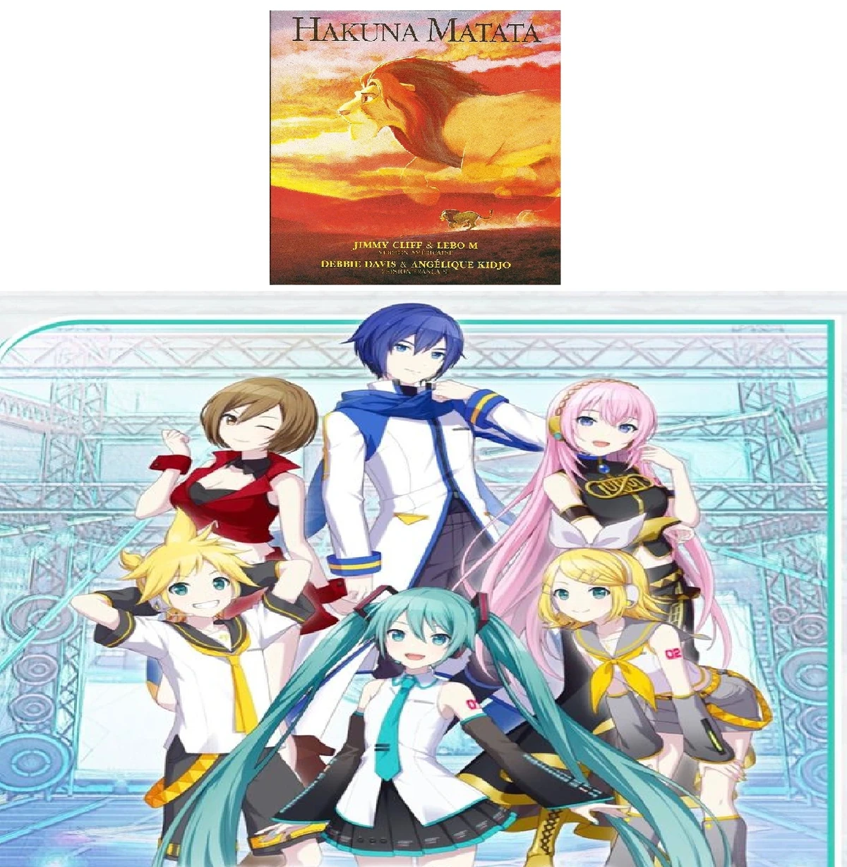 Hatsune Miku and the Virtual Singers Sing to Hakuna Matata | Tomodachi ...