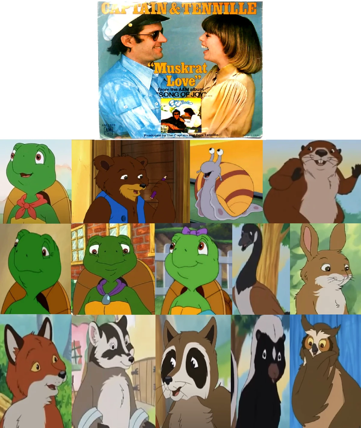 Franklin the Turtle and Friends Sing to Muskrat Love | Tomodachi Life ...