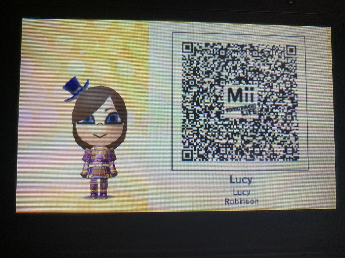 User blog:CandiePuffs125/My Mii from Lucy Island’s QR Code! | Tomodachi ...