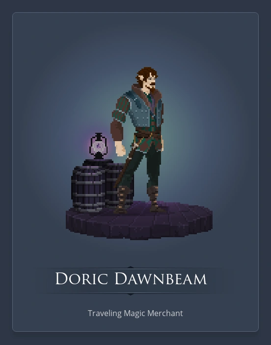 Doric Dawnbeam | Tonascep Wiki | Fandom