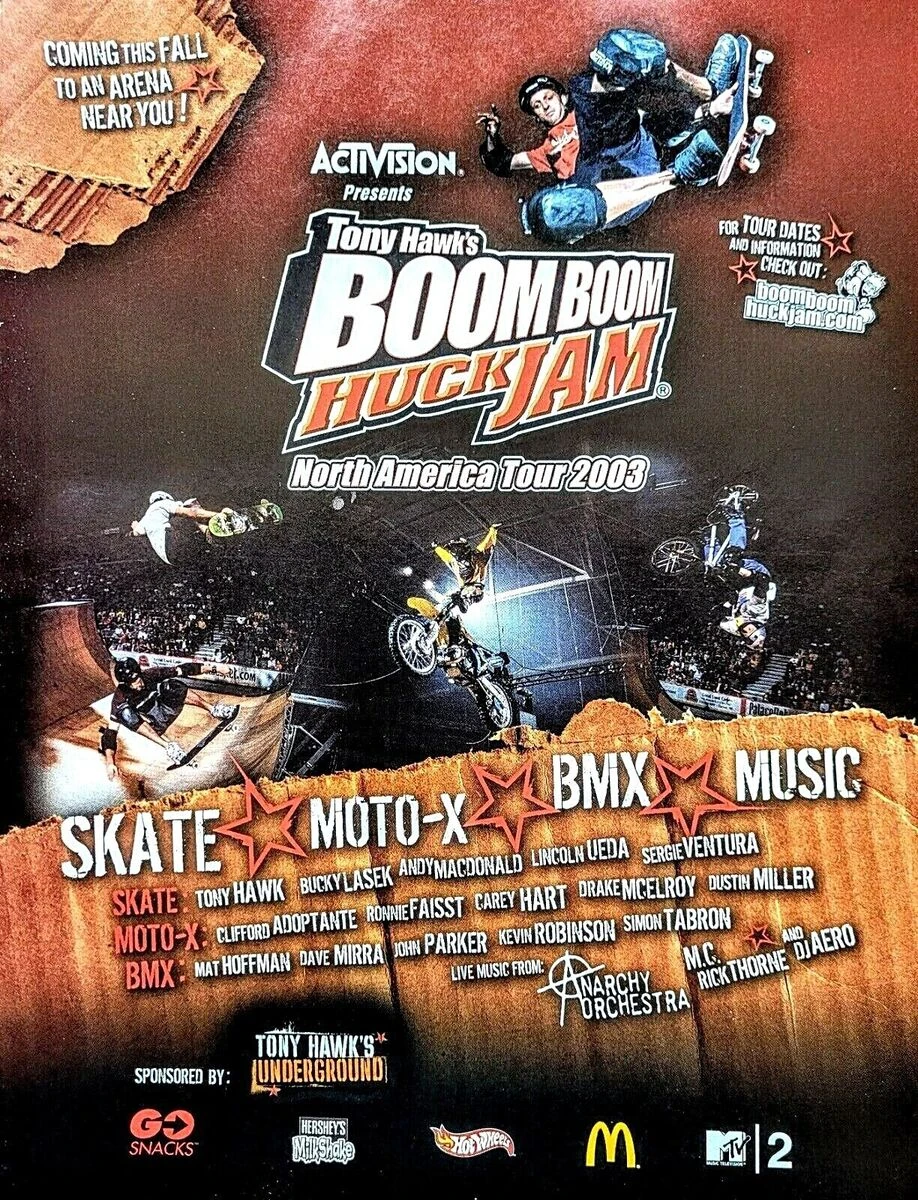 Tony Hawk's Boom Boom Huck Jam 2003 | Tony Hawk's Games Wiki | Fandom