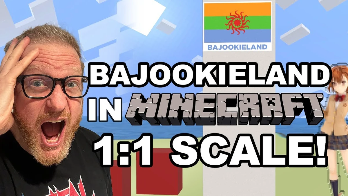 BajookieLand in Minecraft, 1:1 scale ...for the first time. | Tony ...