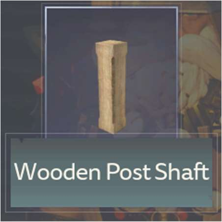 Wooden Post Shaft | Lord of the Rings: Return to Moria Wiki | Fandom