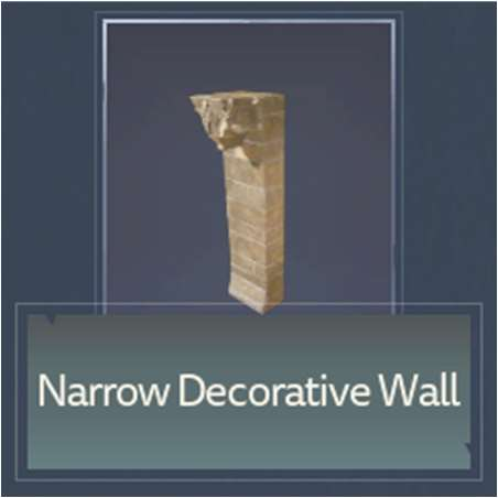 Narrow Decorative Wall | Lord of the Rings: Return to Moria Wiki | Fandom