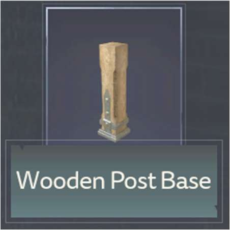 Wooden Post Base | Lord of the Rings: Return to Moria Wiki | Fandom