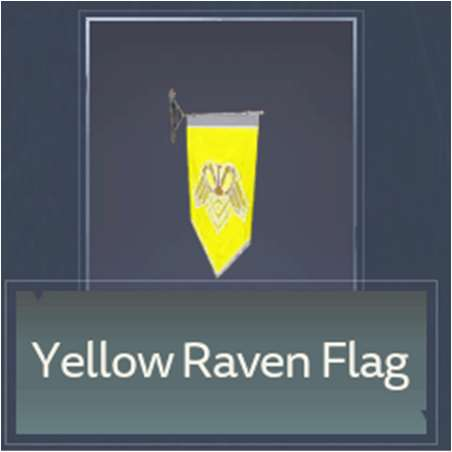 Yellow Raven Flag | Lord of the Rings: Return to Moria Wiki | Fandom