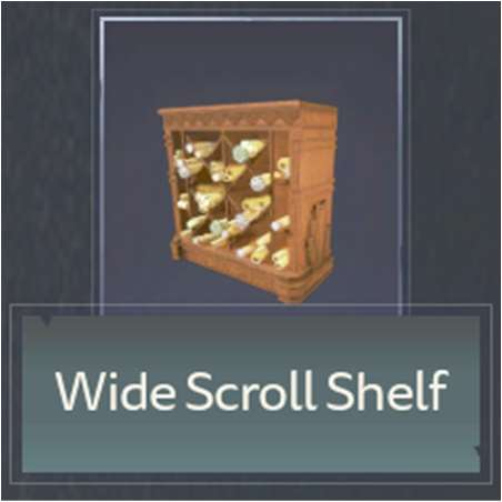 Wide Scroll Shelf | Lord of the Rings: Return to Moria Wiki | Fandom