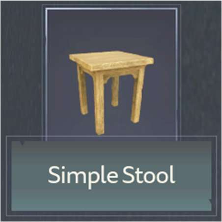 Simple Stool | Lord of the Rings: Return to Moria Wiki | Fandom