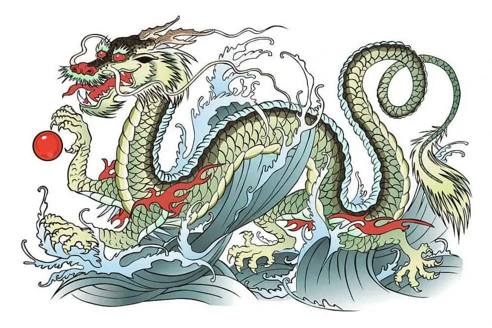Japanese Chinese Dragons