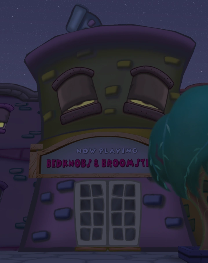 Bedknobs & Broomsticks Movie House | Toontown Corporate Clash Wiki | Fandom