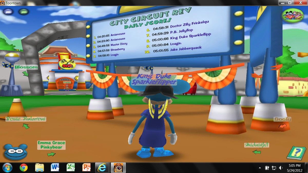 User blog:Kevin-The-Skeleton/racing scores | Toontown Wiki | Fandom