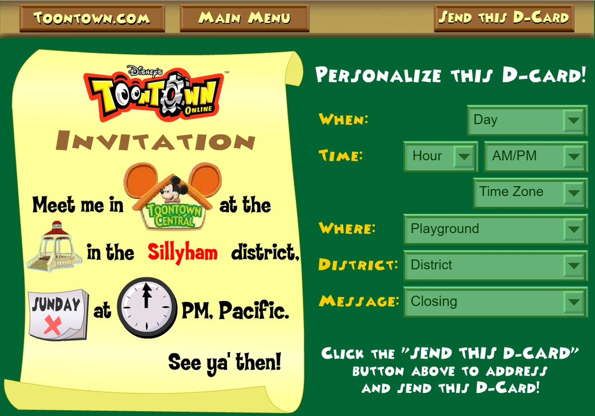 Toontown Adobe Flash Content/USA/D-Cards | Toontown Wiki | Fandom