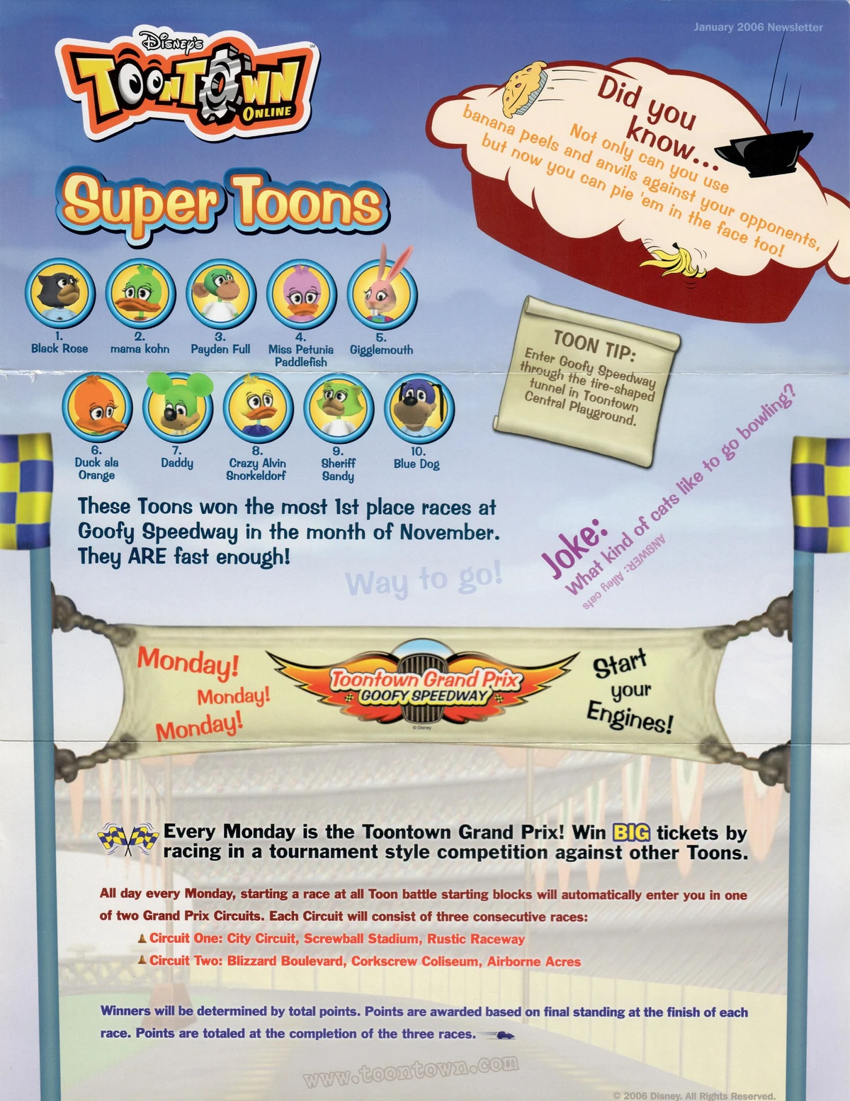 Newsletters/2006 | Toontown Wiki | Fandom