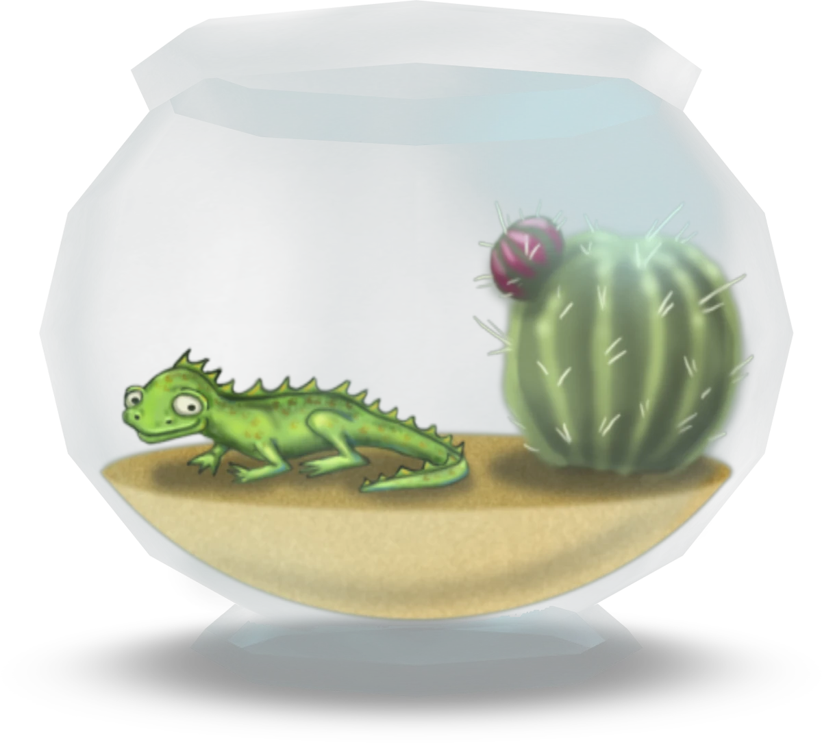 Fish Bowl (Lizard) | Toontown Wiki | Fandom
