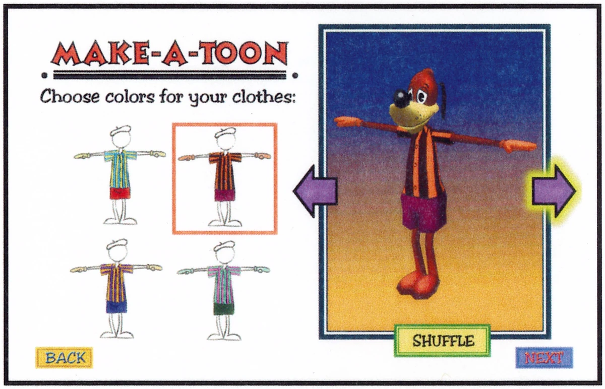 Early Development of Avatar Customization | Toontown Wiki | Fandom