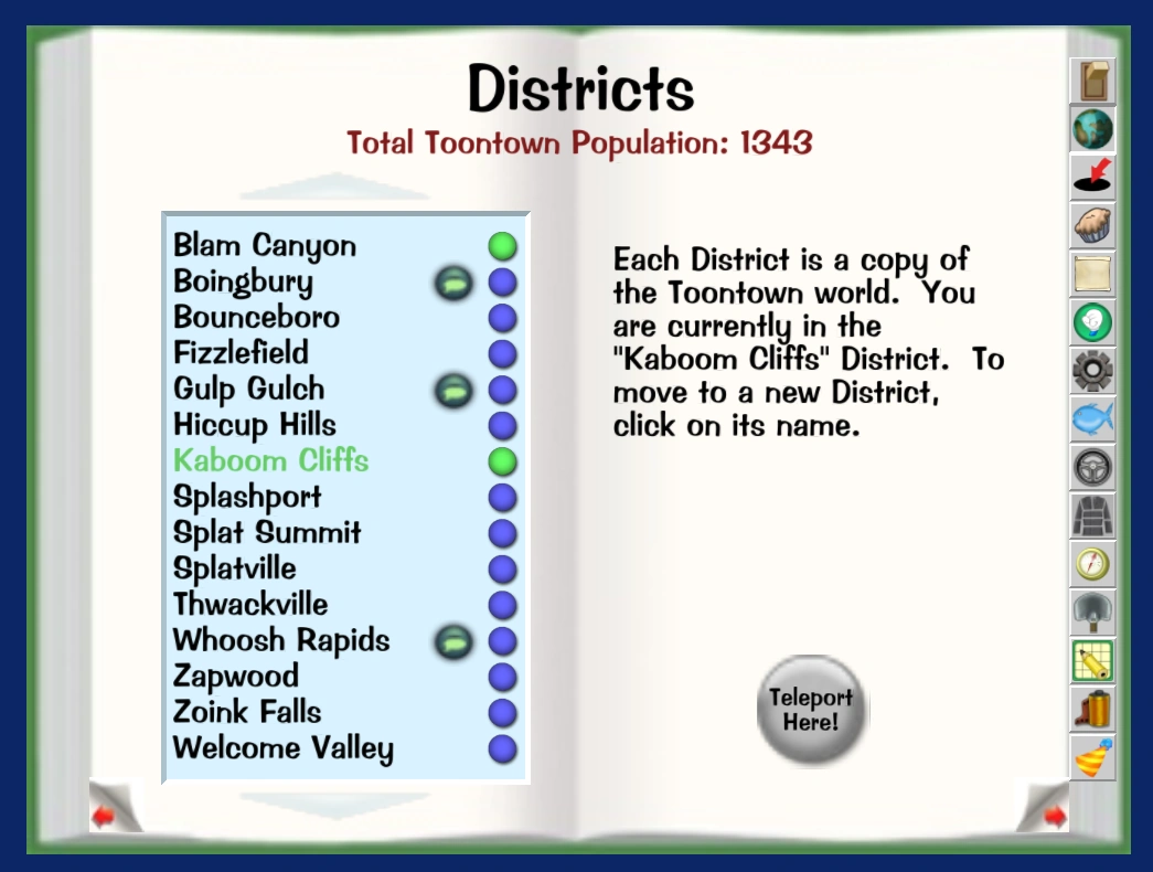 Districts | Toontown Rewritten Wiki | Fandom