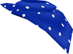 Blue Polka Bandana | Toontown Rewritten Wiki | Fandom