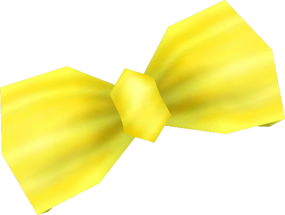 Yellow Bow (Cattlelog) | Toontown Rewritten Wiki | Fandom