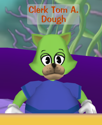 Clerk Tom A Dough Toontown Rewritten Wiki Fandom