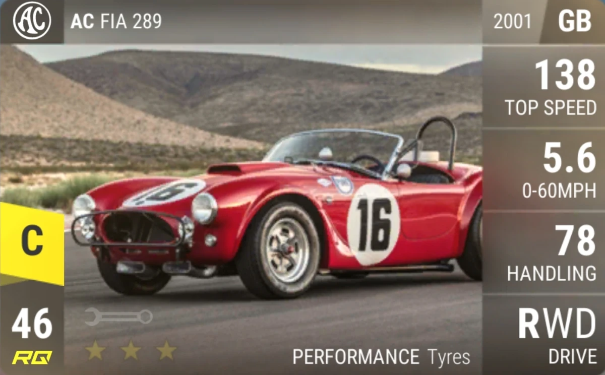 AC FIA 289 | Top Drives Wiki | Fandom