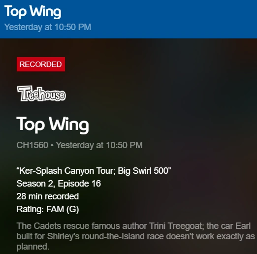 Treehouse TV | Top Wing Wiki | Fandom