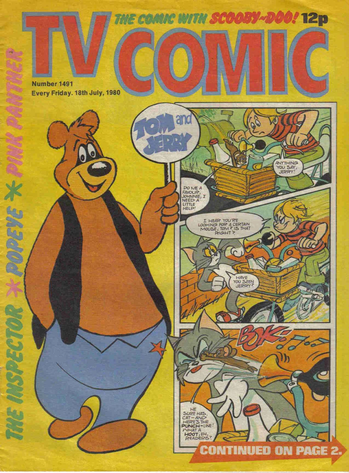 TV Comic 1491 | Top Cat Wiki | Fandom