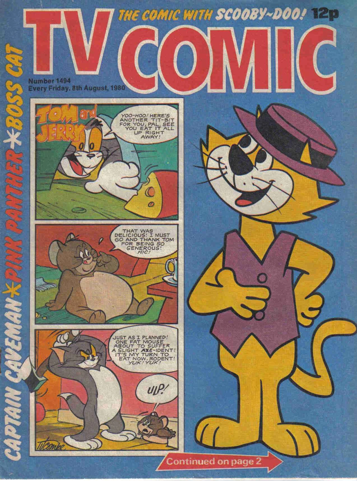 TV Comic 1494 | Top Cat Wiki | Fandom