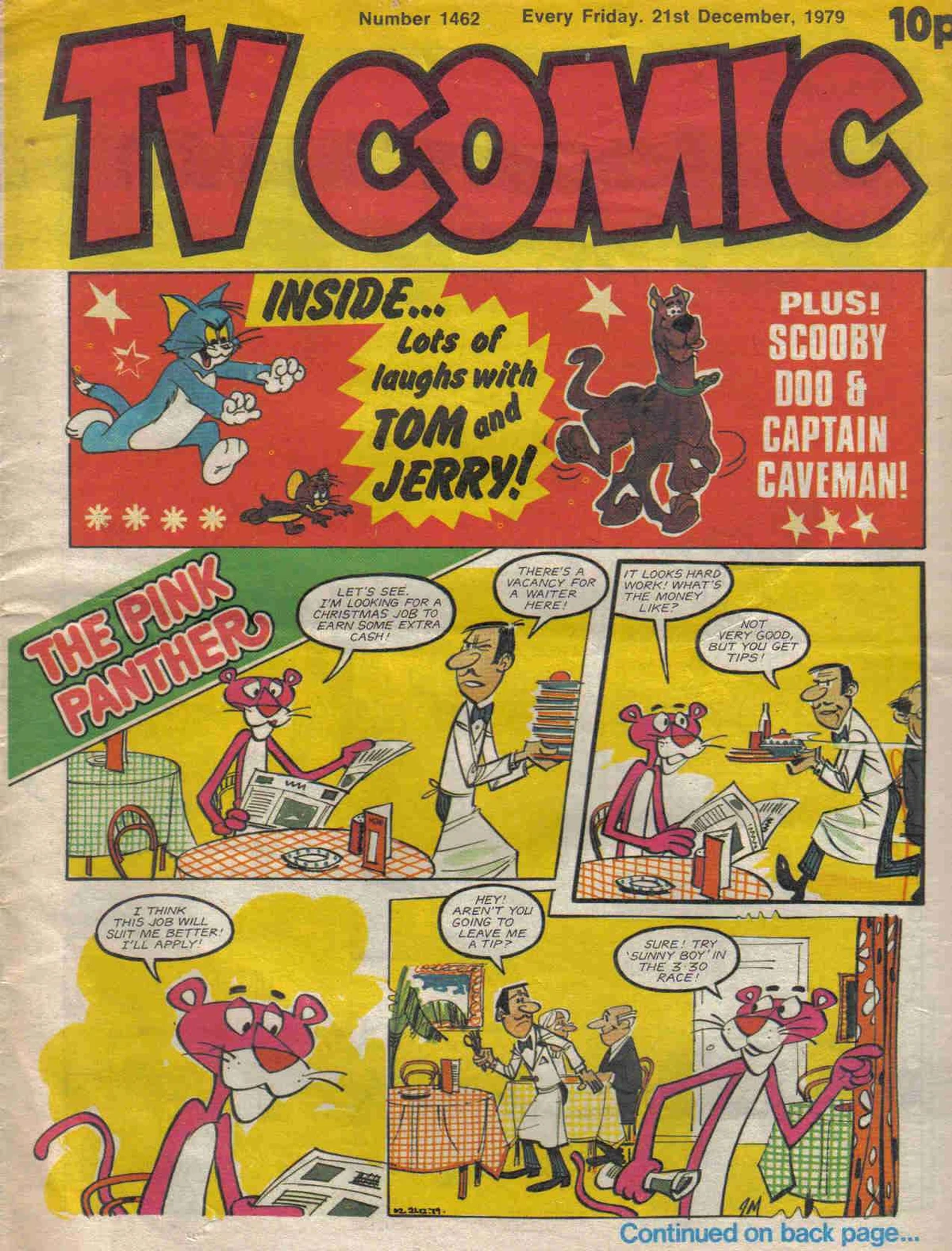 TV Comic 1462 | Top Cat Wiki | Fandom
